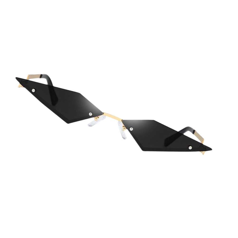 Masteelf Fashionable Rimless Sunglasses Creative Eyeglasses Decorative ...