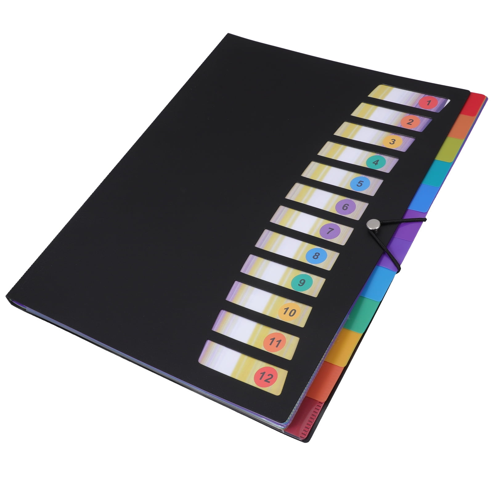 Masteelf File Folder Organizer Extender Multi Folders Office Work Black ...