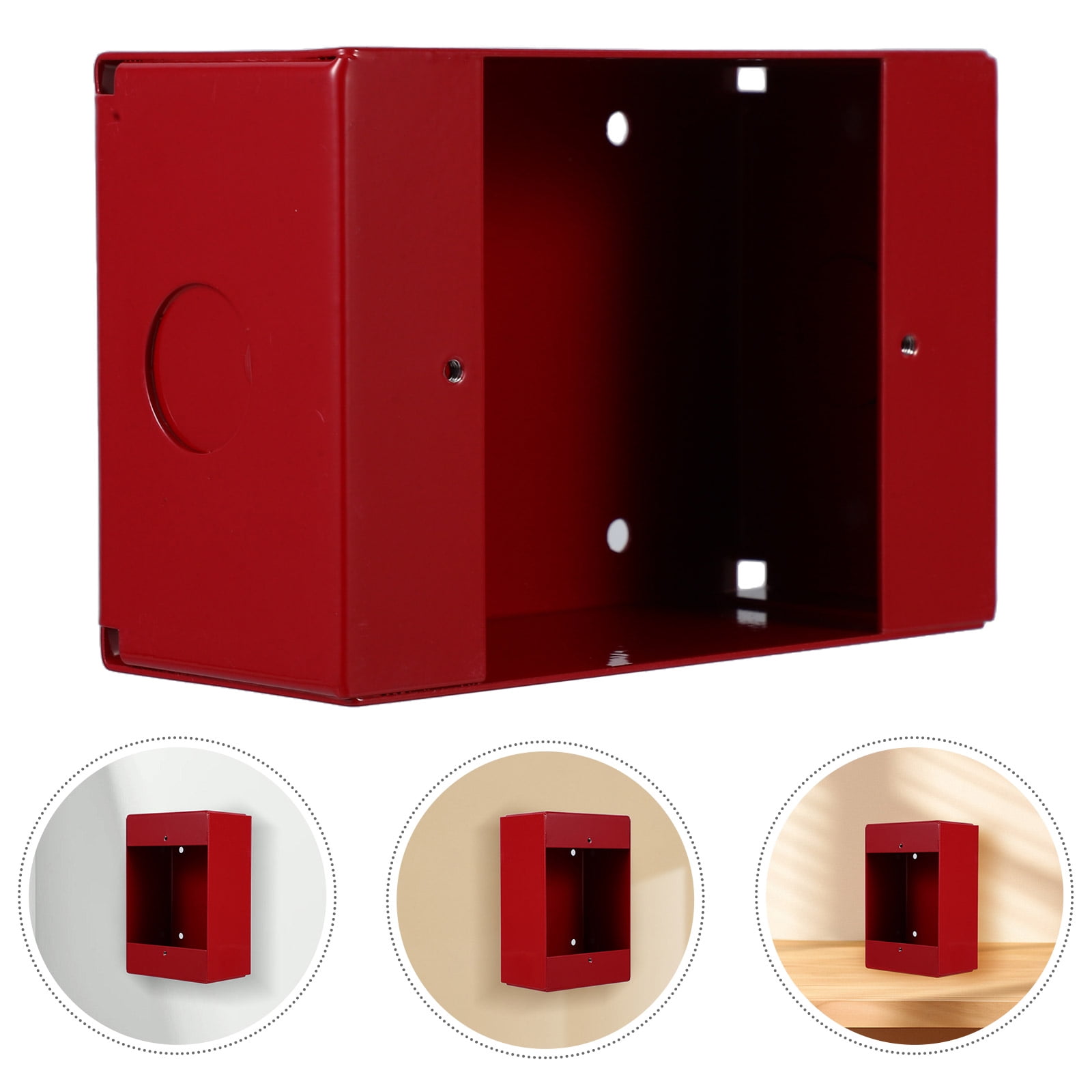 Masteelf Fire Call Point Button Guard Wired Security Button Box Exit Release Switch Case Break ...