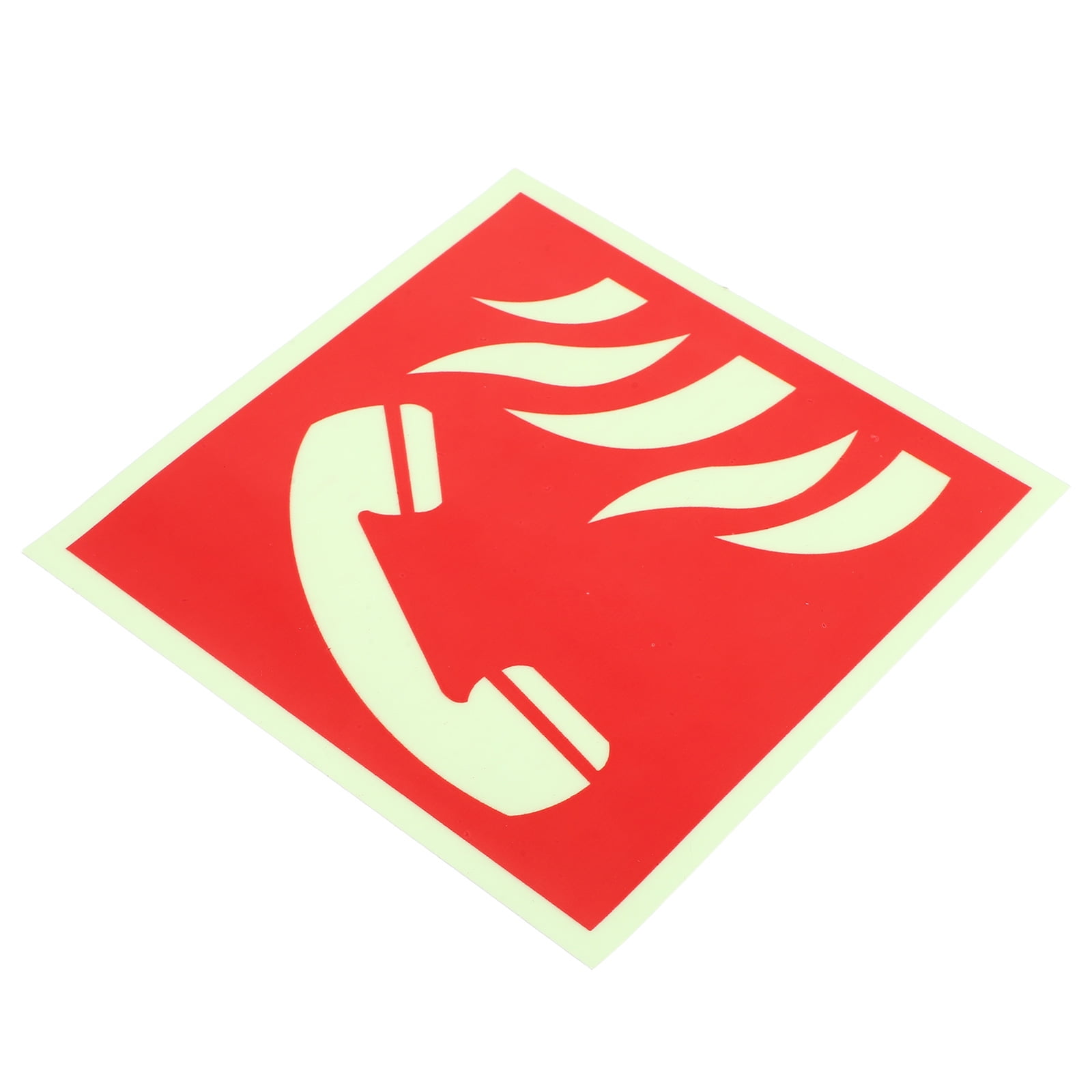 Masteelf Fire Emergency Phone Sticker For Subterranean Areas Tear ...