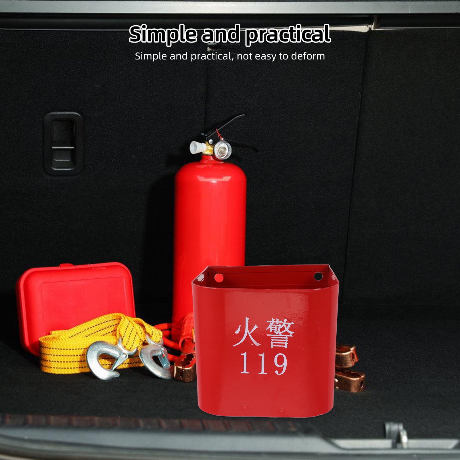 Masteelf Fire Extinguisher Wall Mount Bracket For Secure Storage ...