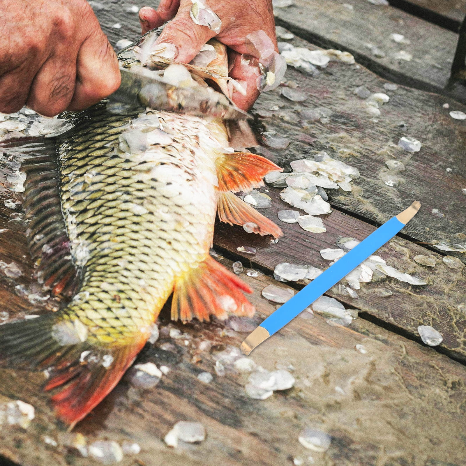 Masteelf Fish Scale Texture Pottery Tools Multi-Functional Clay ...