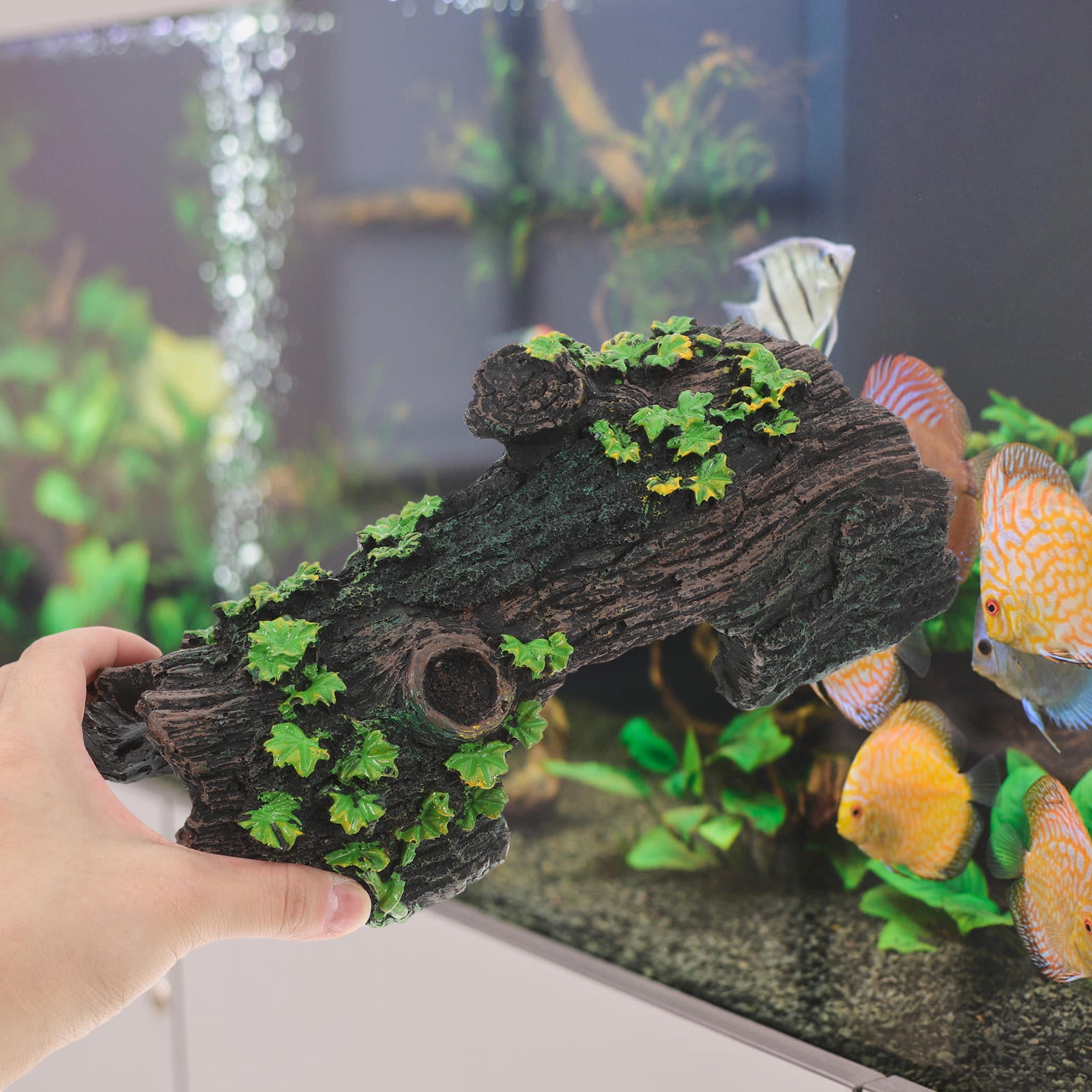 Masteelf Fish Tank Accessories Aquarium Tree Trunk Decoration Reptile ...