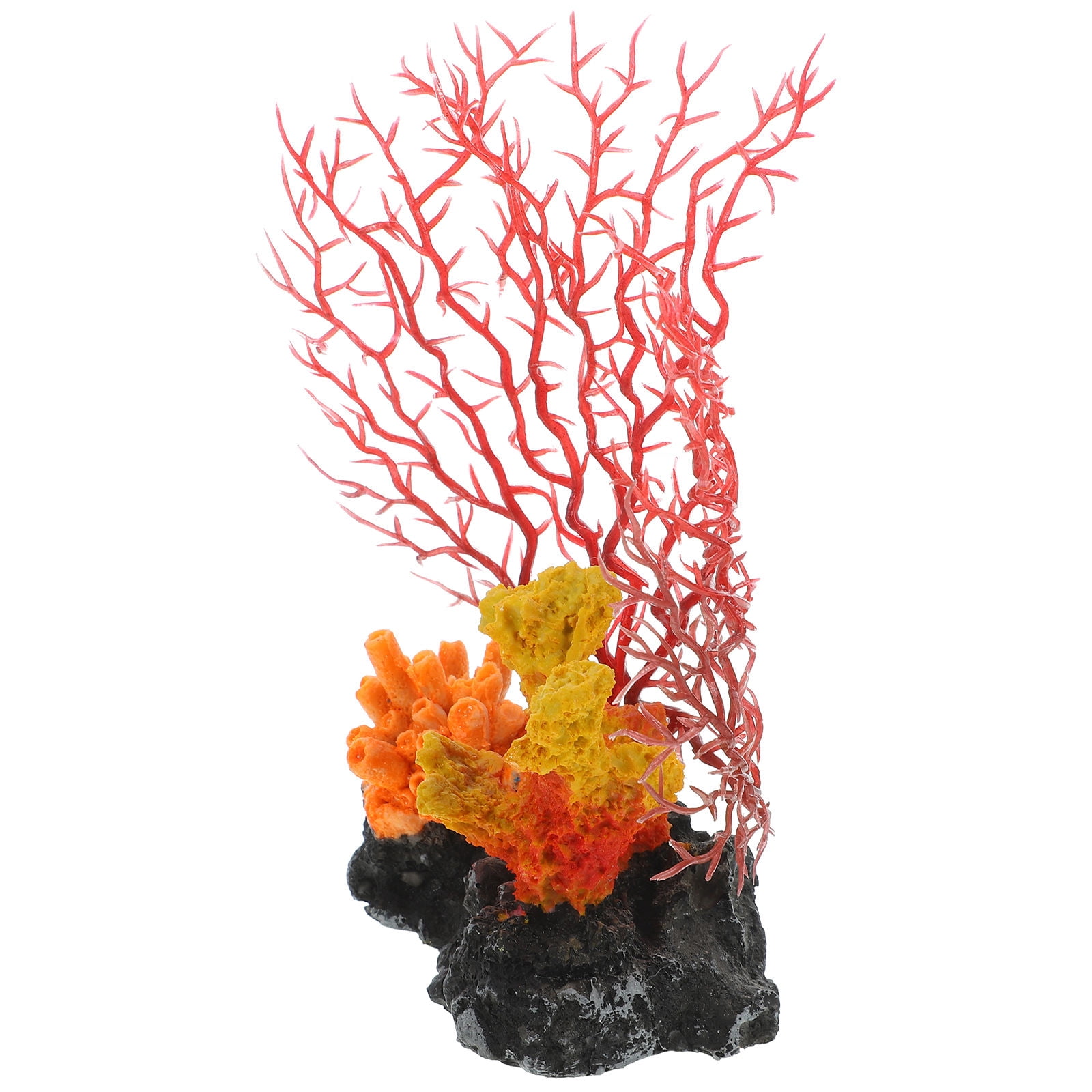 Masteelf Fish Tank Decorations Aquarium Plants Simulated Coral ...