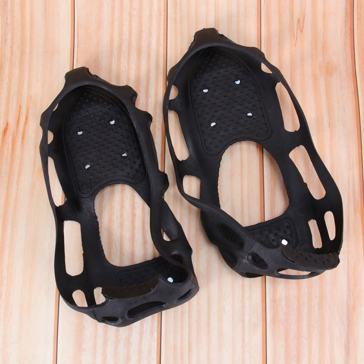 Masteelf Fishing Ice Spikes Anti-slip Shoe Covers with 10 Durable TPE ...