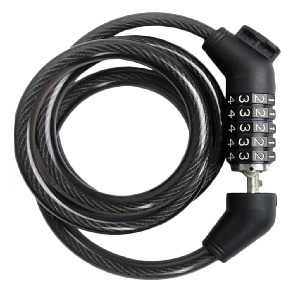 Masteelf Five Password Lock Portable Wire Lock Durable Cable Lock Wire ...