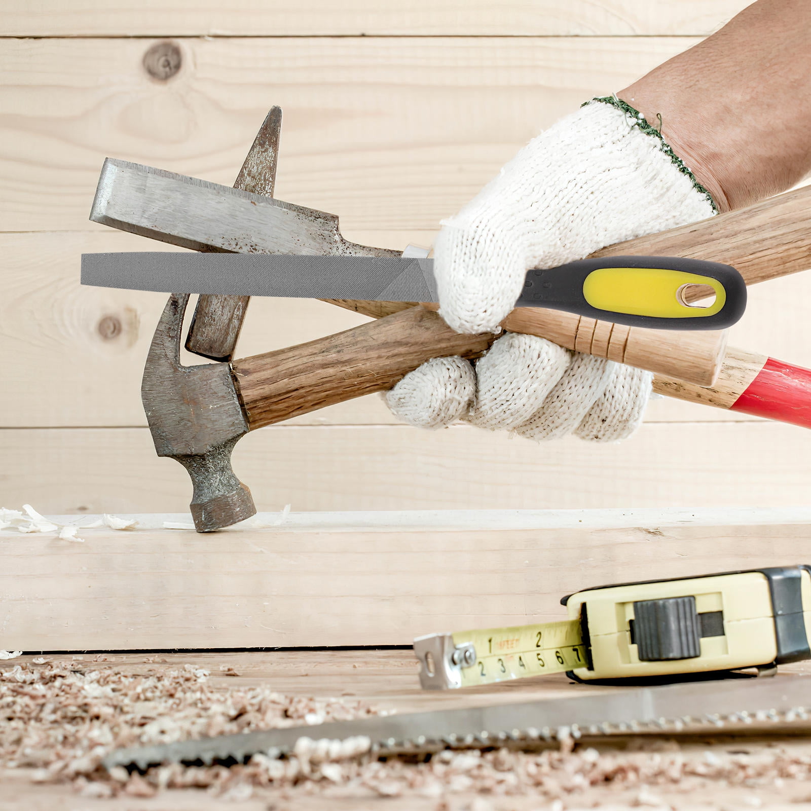 Masteelf Flat Sharpening File for Home Use Made of T12 Carbon Tool ...