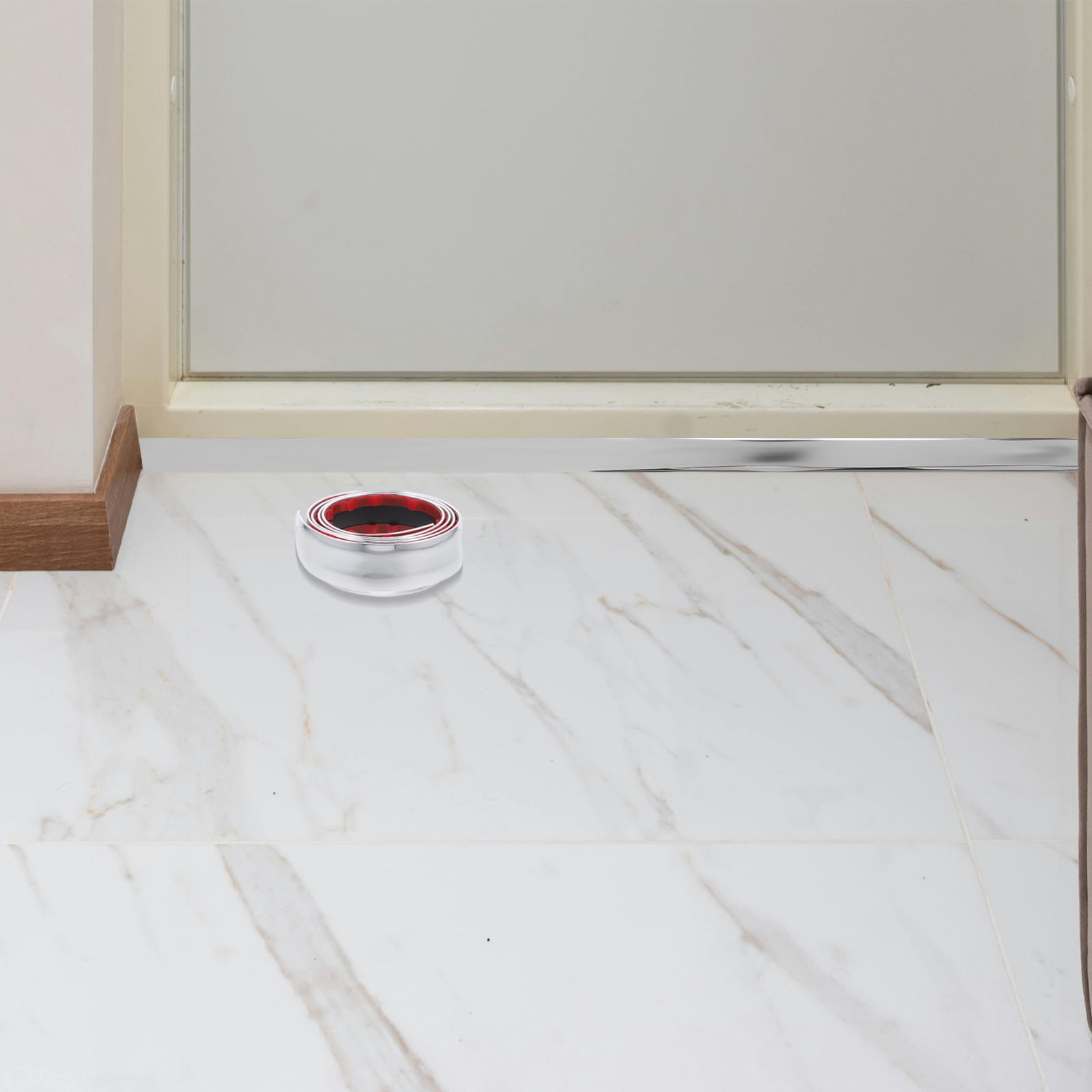 Masteelf Flexible Trim Moulding Peel and Stick Border Bathroom Strips ...