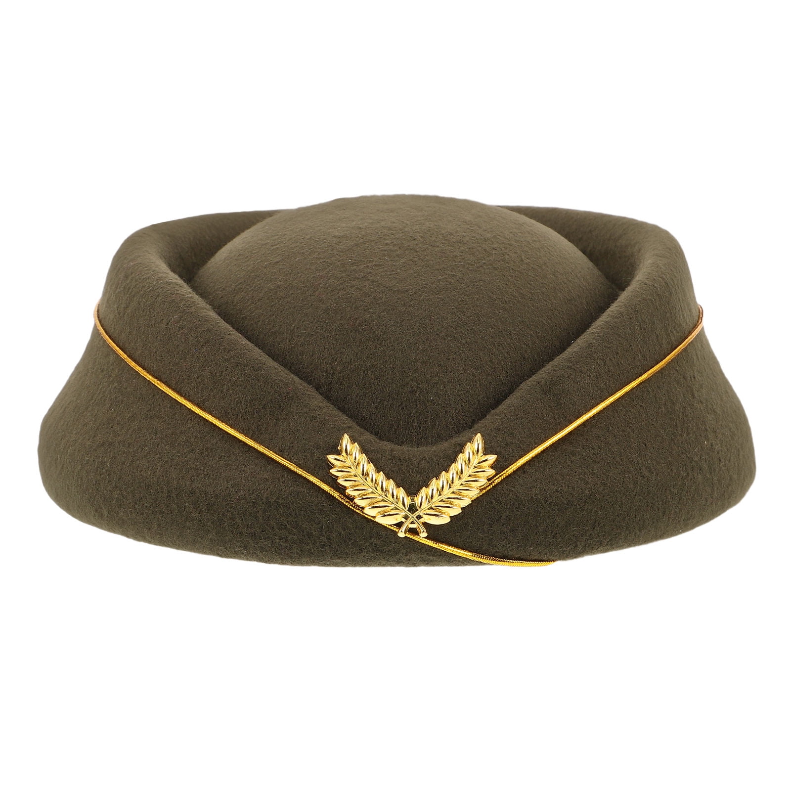 Masteelf Flight Attendant Beret Cap Soft Acrylic Fibers Air Hostess Hat ...