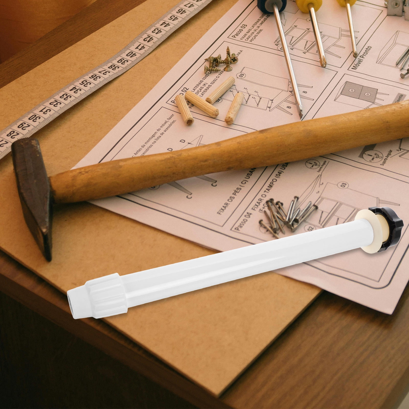 Masteelf Floor Electric Fan Post Replacement Cast Iron Fan Rod ...