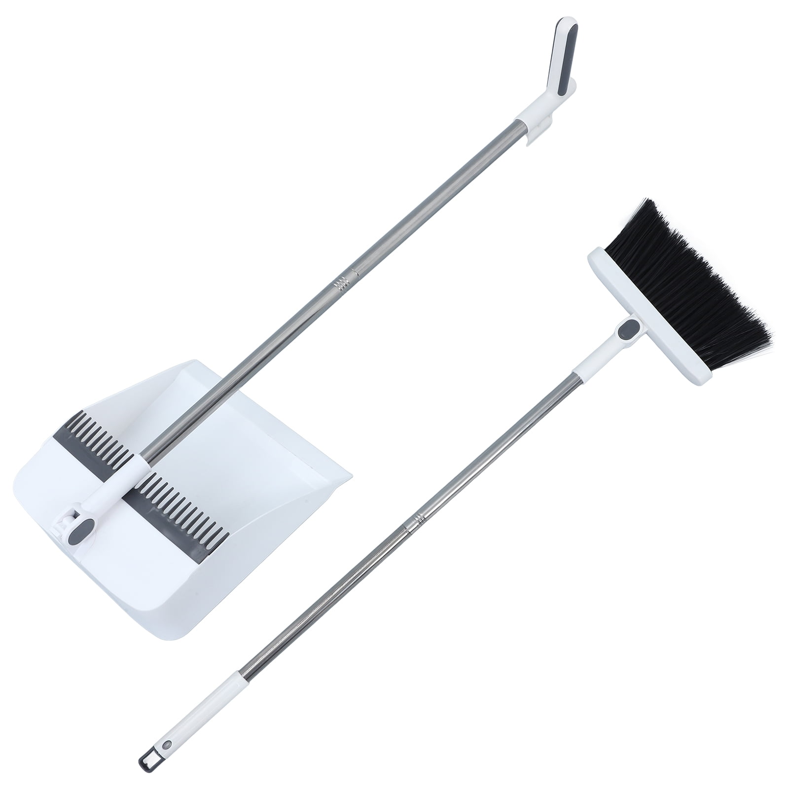 Masteelf Foldable Broom And Dustpan Set Standing Dustpan Lobby Dustpan ...