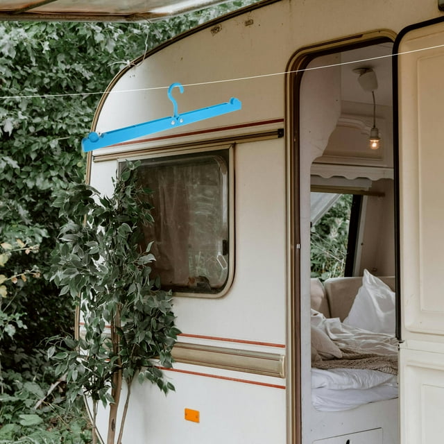 Masteelf Foldable Space-Saving RV Hangers Heavy-Duty Plastic Hanger ...