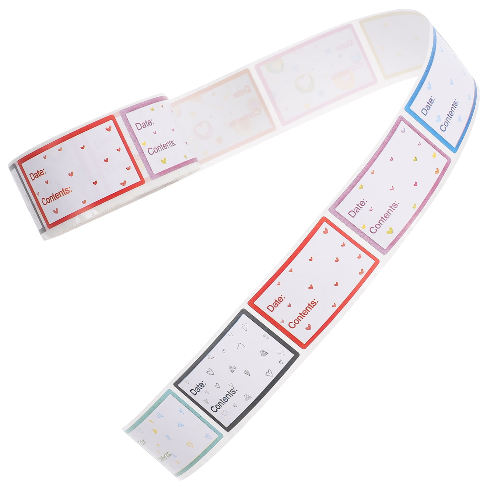 Masteelf Food Label Stickers Self-adhesive Labels Blank Simple ...