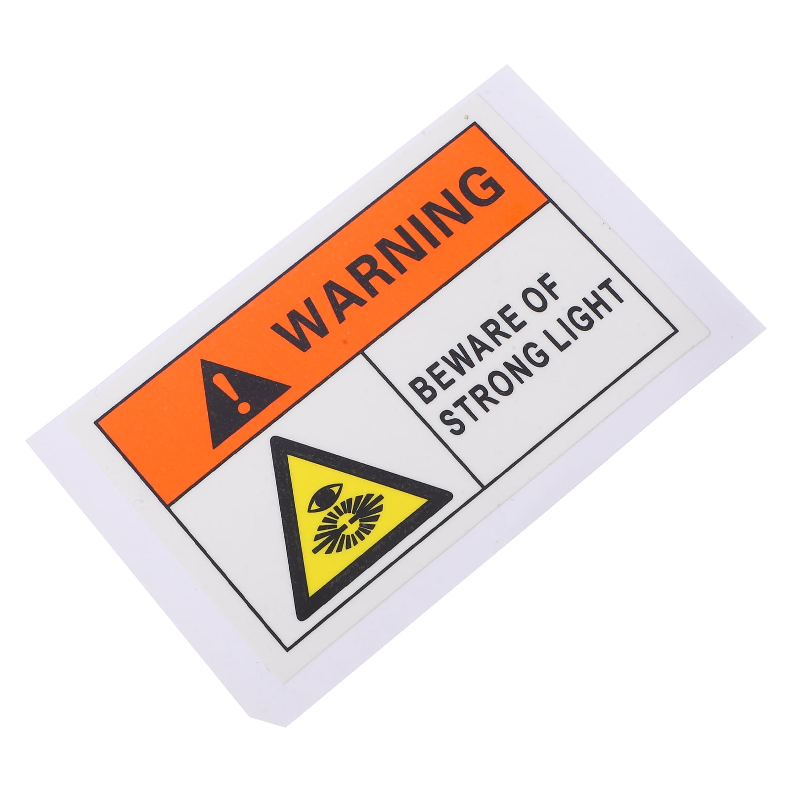 Caution Fox Light Safety Warning Sticker for Home with and Waterproof ...