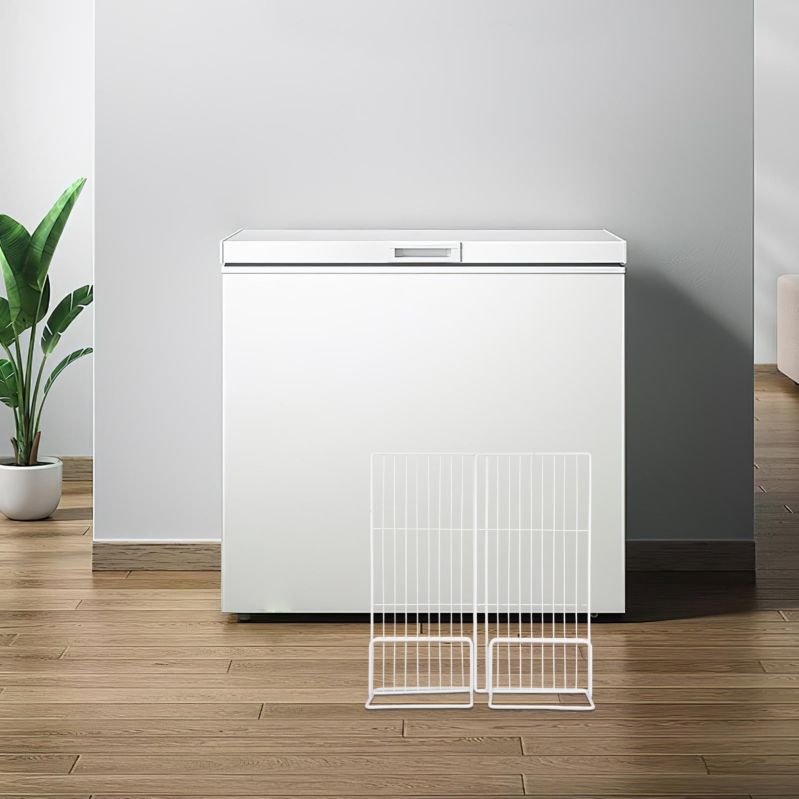 Masteelf Freezer Organizing Separator Fridge Partition Dividers White ...