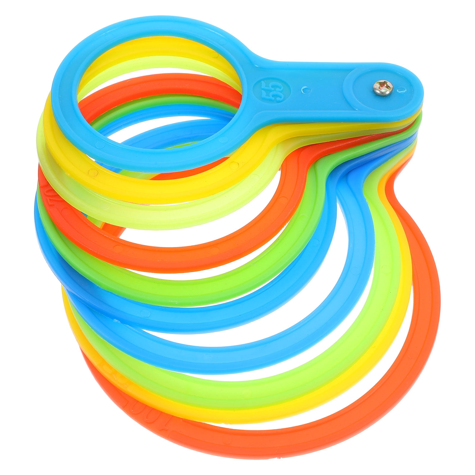 Masteelf Fruits Measuring Circle Plastic Fruits Sizing Calipers ...