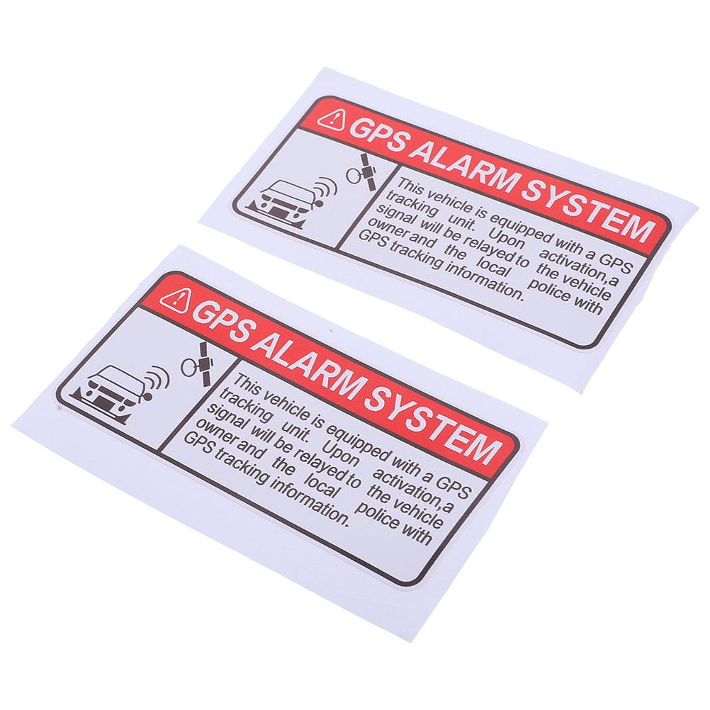 Masteelf GPS Alarm System Security Sticker for Car with High Visibility ...