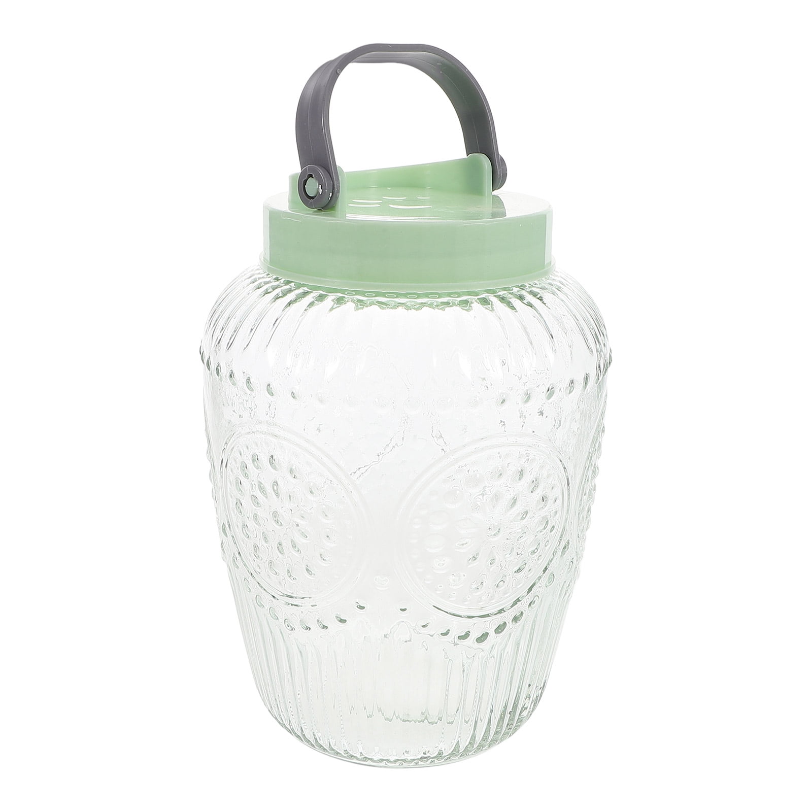 Masteelf Gallon Glass Storage Jar with Lid 2200ml Wide Mouth Airtight ...