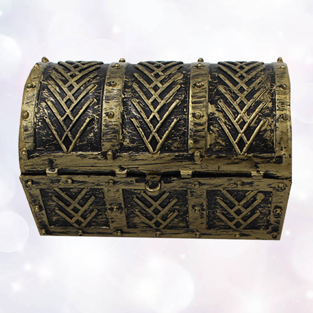 Masteelf Games Toy Storage Pirate Treasure Chest Props Party Favor for ...