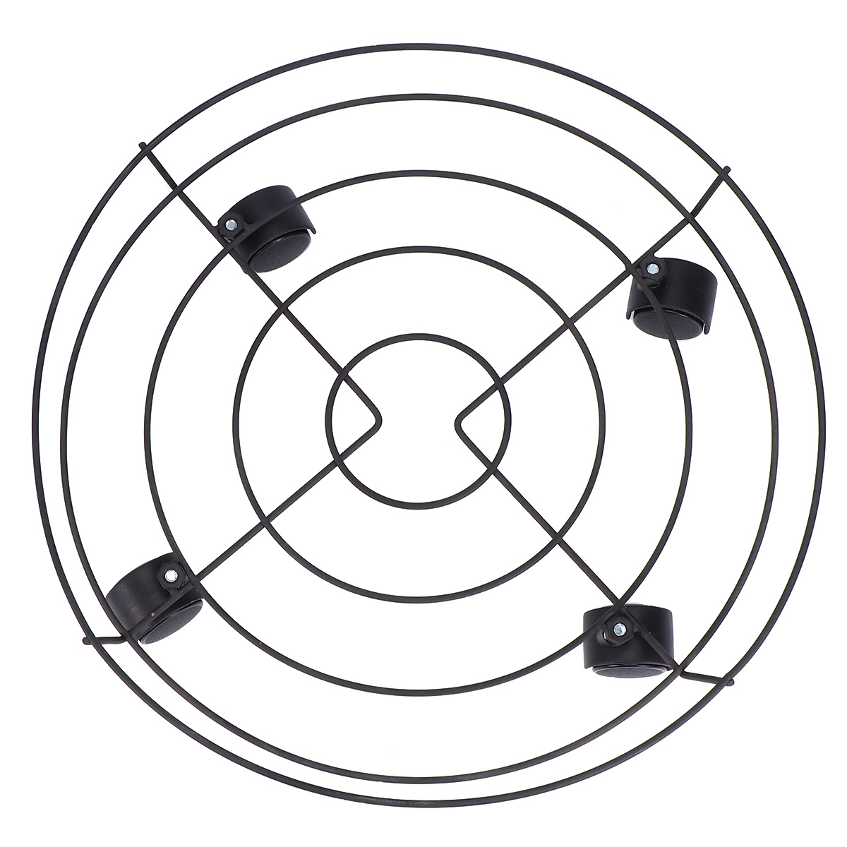 Masteelf Garden Planter Mobile Pot Bottom Flower Stand with Wheels ...