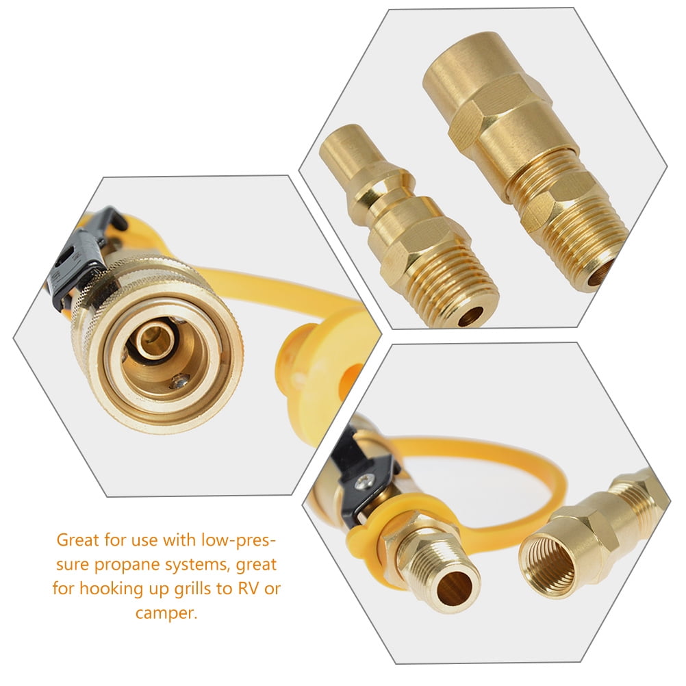 Masteelf Gas Quick Connect Hooking up Grills to RV Propane for ...