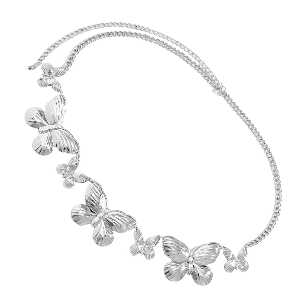 Masteelf Girls Belt Chain Belts for Women Butterfly Waist Chain Miss ...