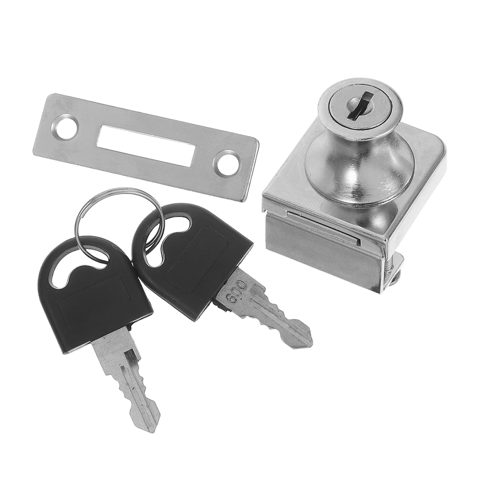 OFFIGAM Zinc Alloy Glass Cabinet Lock, Easy Installation, Secure and ...