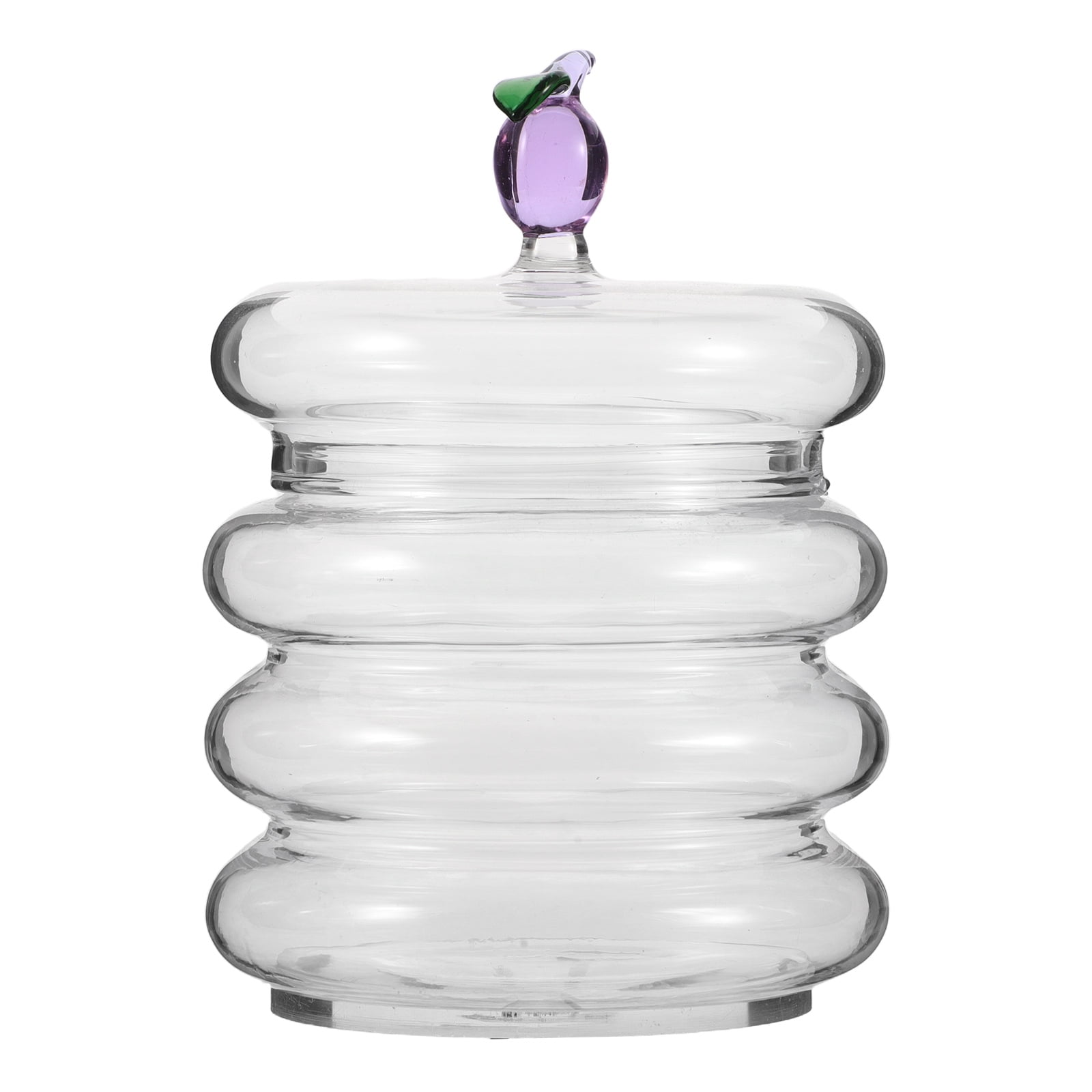 Masteelf Glass Candy Dish With Lid Decorative Covered Candy Bowl Candy ...