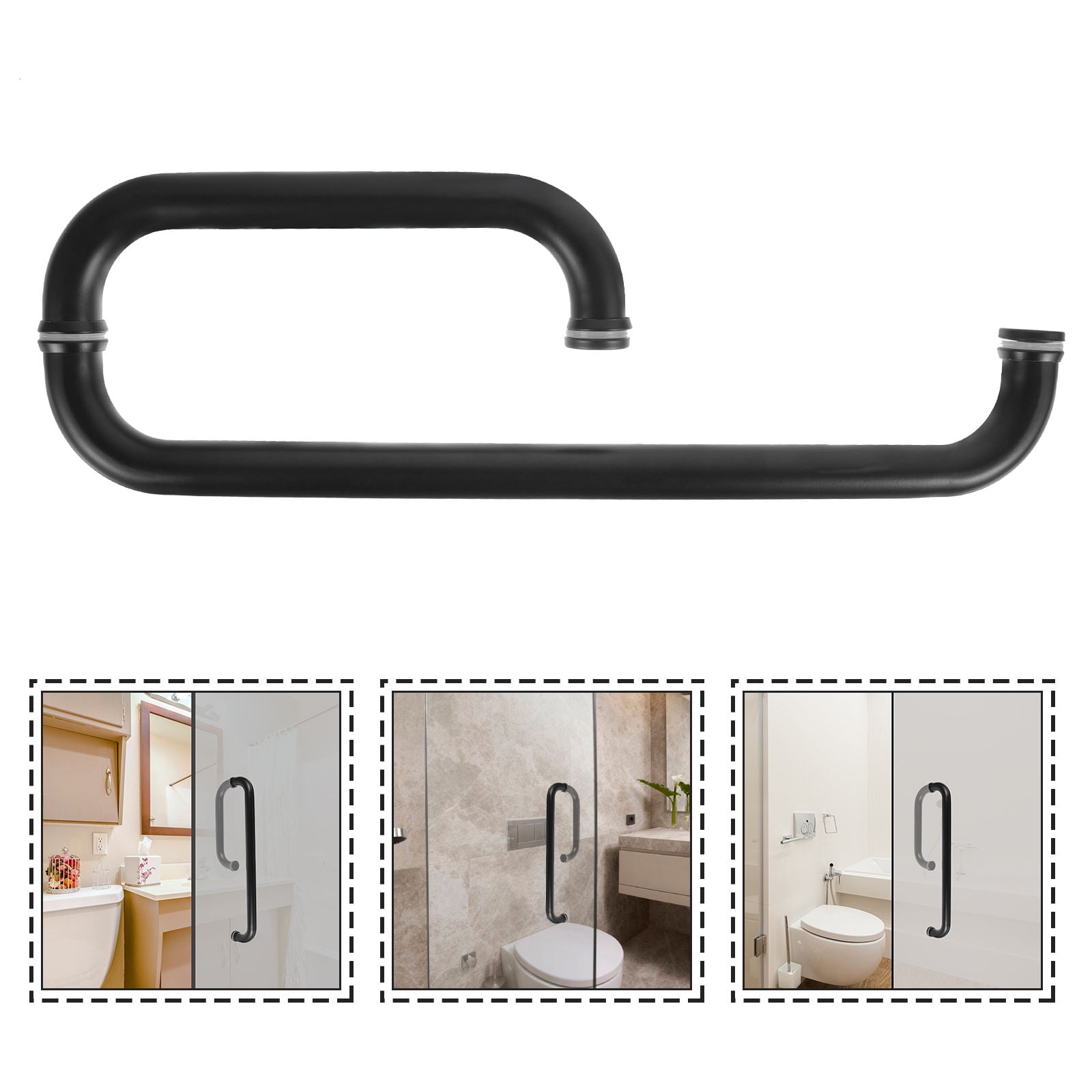 Masteelf Glass Shower Door Metal Handle Replacement Stainless Door ...