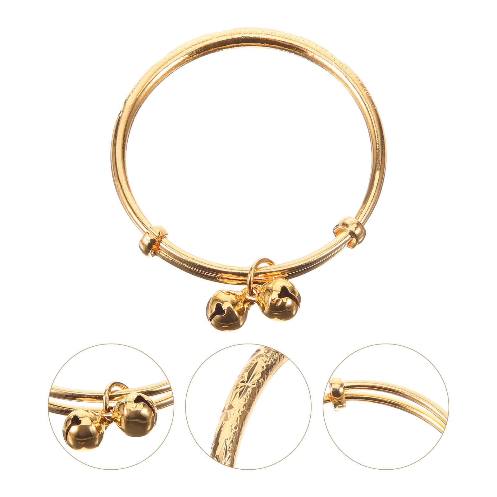 Masteelf Golden Copper Baby Bracelet for Kids Wearing with Delicate ...