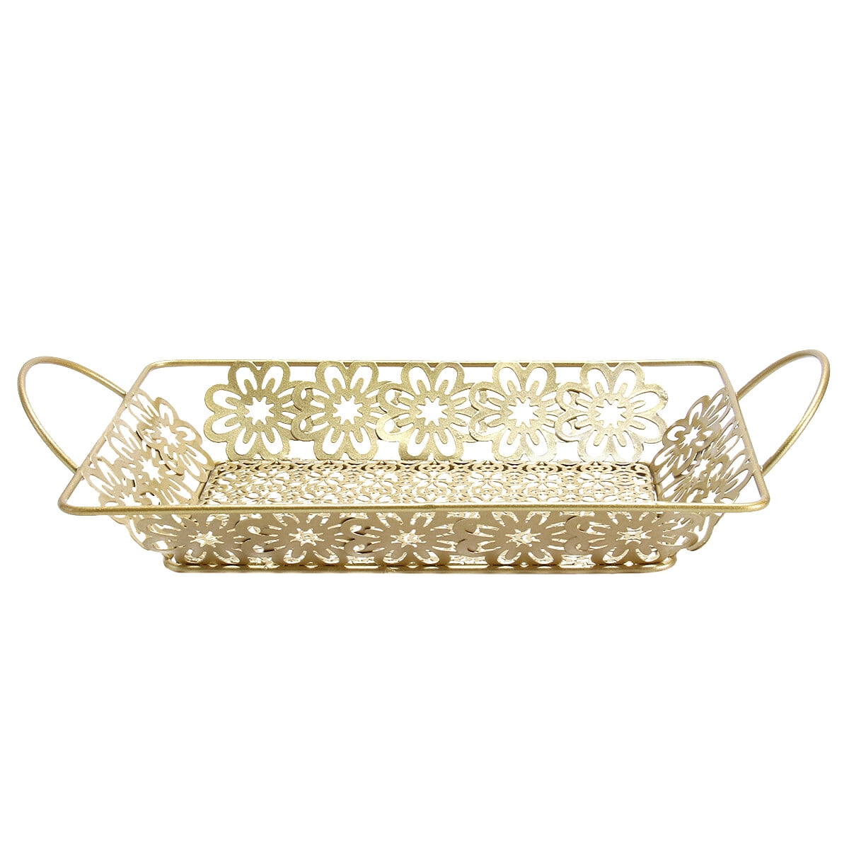 Masteelf Golden Iron Fruit Tray for Storage Elegant Centerpiece Perfect ...