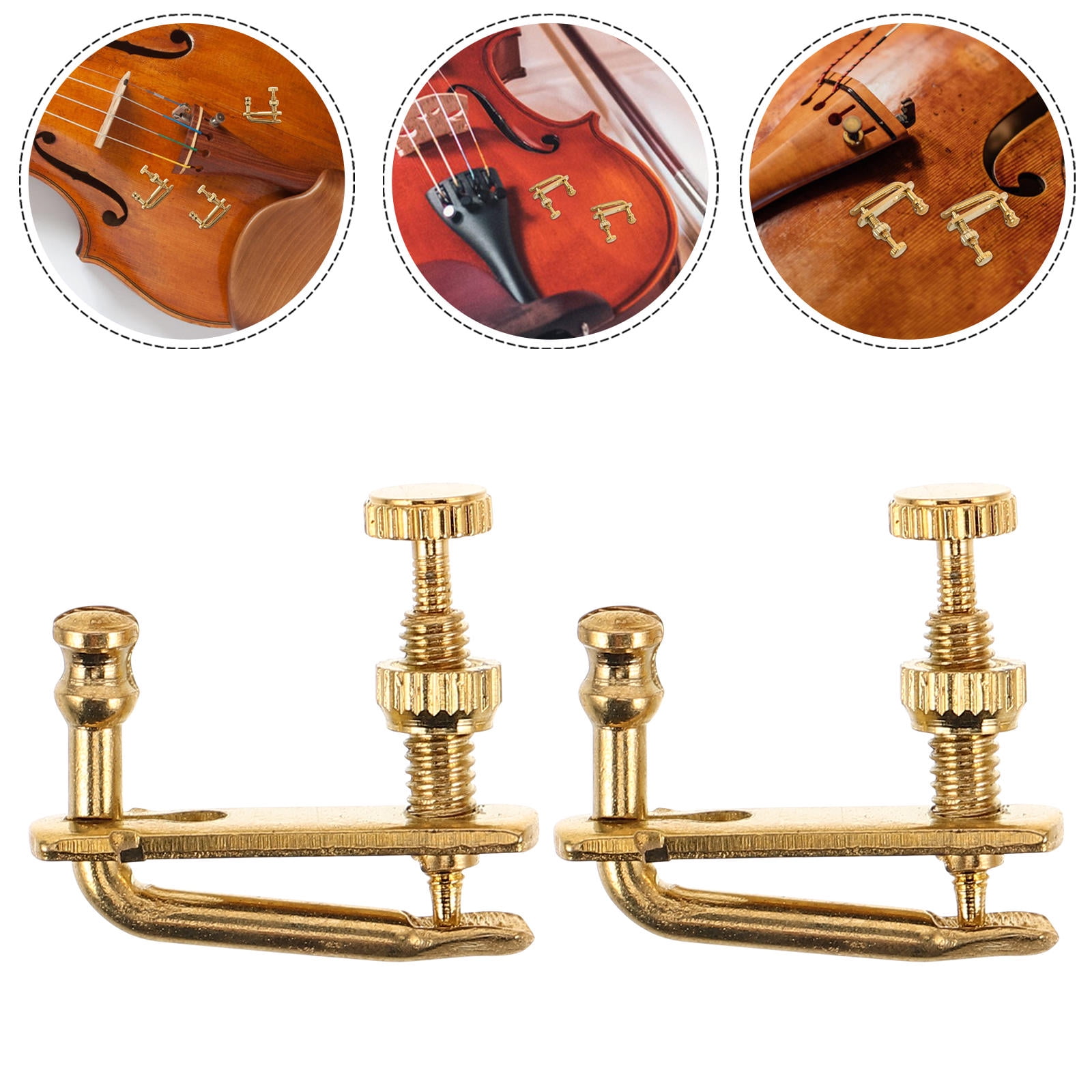 Masteelf Golden Violin Tuners for Precision Sound Quality Metal ...