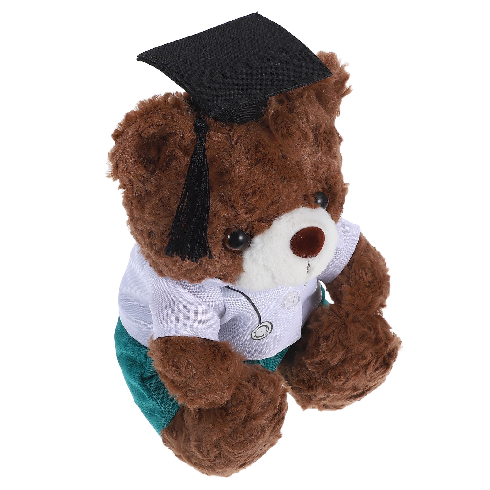 Masteelf Graduation Bear Doctor Bear Plush Toy Student Graduation Gift ...
