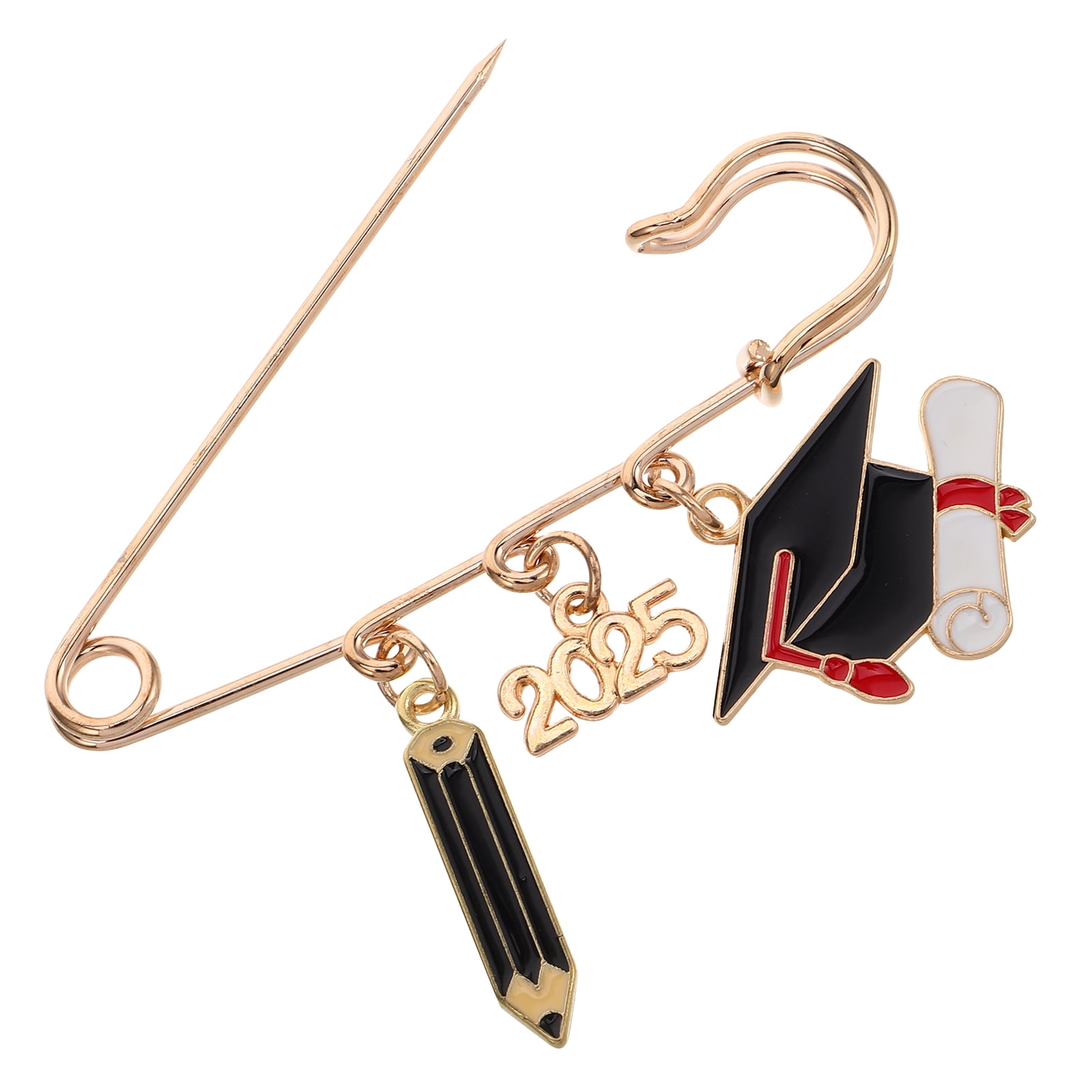 Masteelf Graduation Cap Lapel Pin Shawl Clasp Pin Cloak Brooch Metal ...