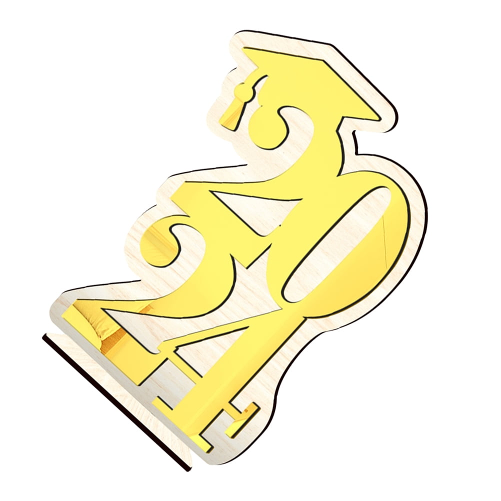 Masteelf Graduation Table Decoration 2024 Wooden Congrats Grad Table ...