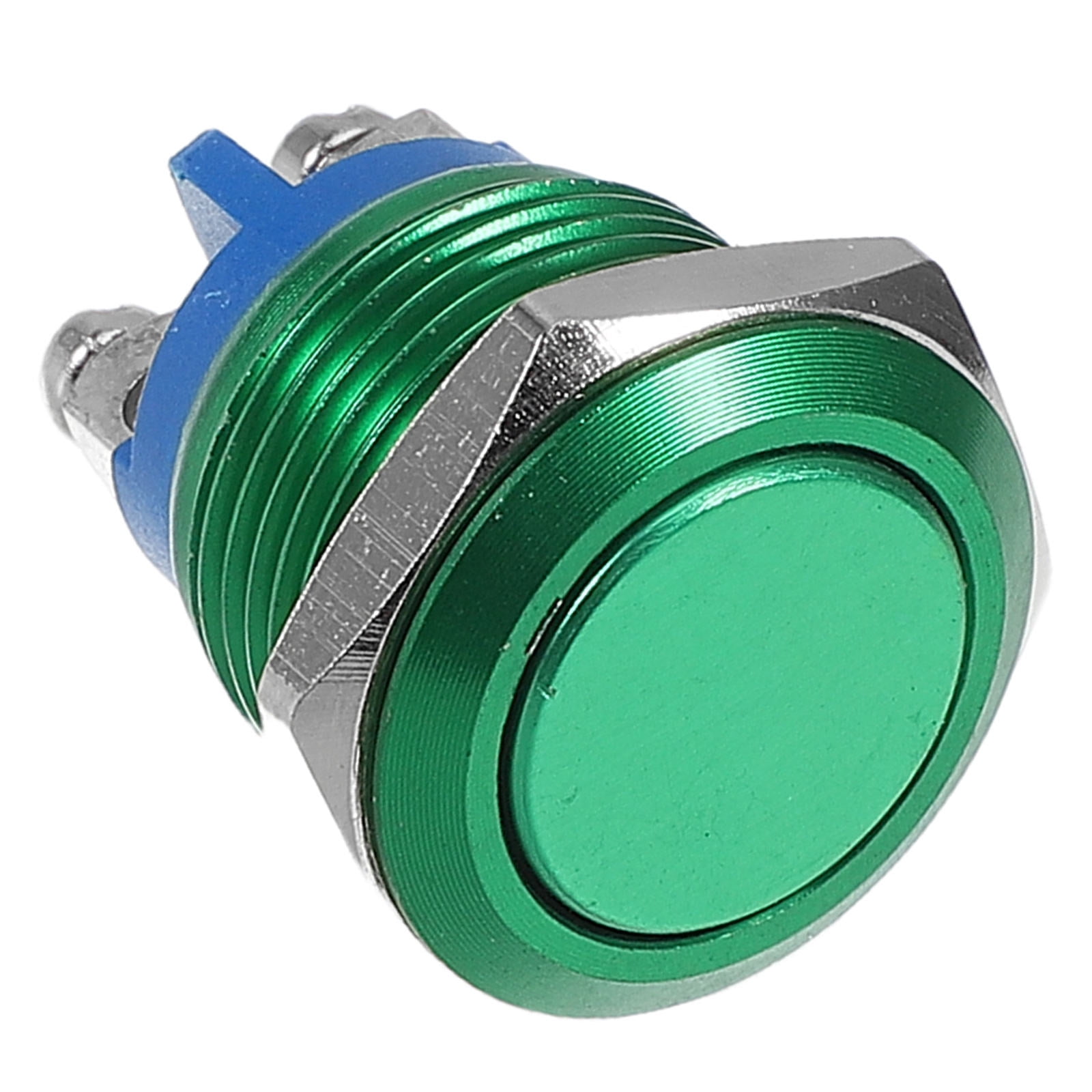 Masteelf Green Latching Push Button Switch Self Locking for Automotive ...
