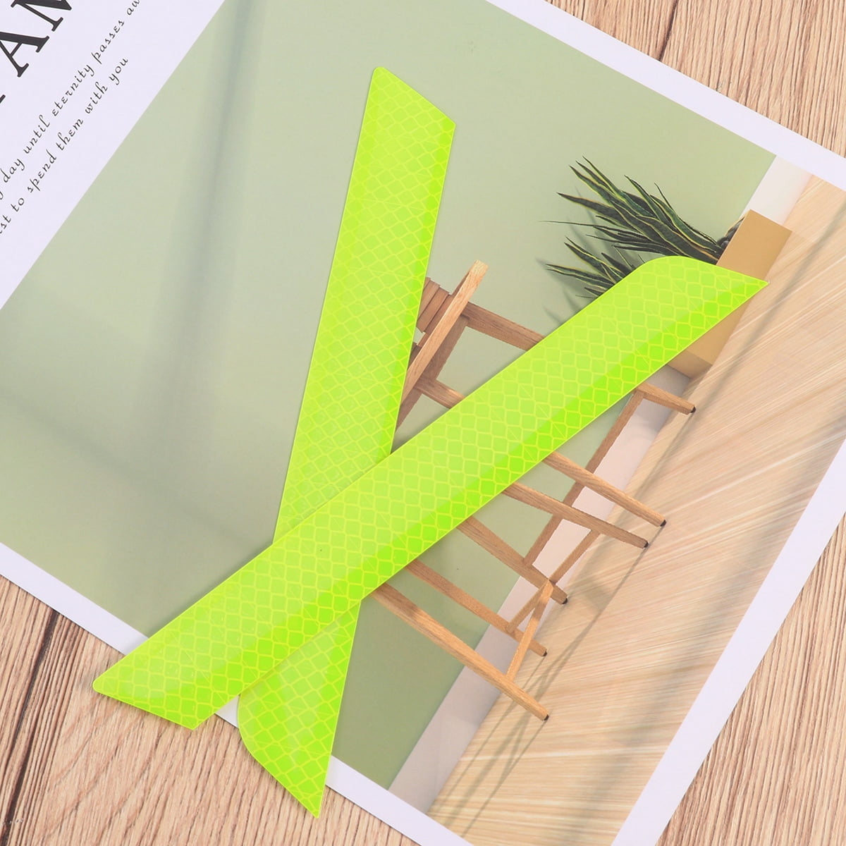 Masteelf Green PVC Rear Bumper Sticker Protects Against Scratches Easy ...