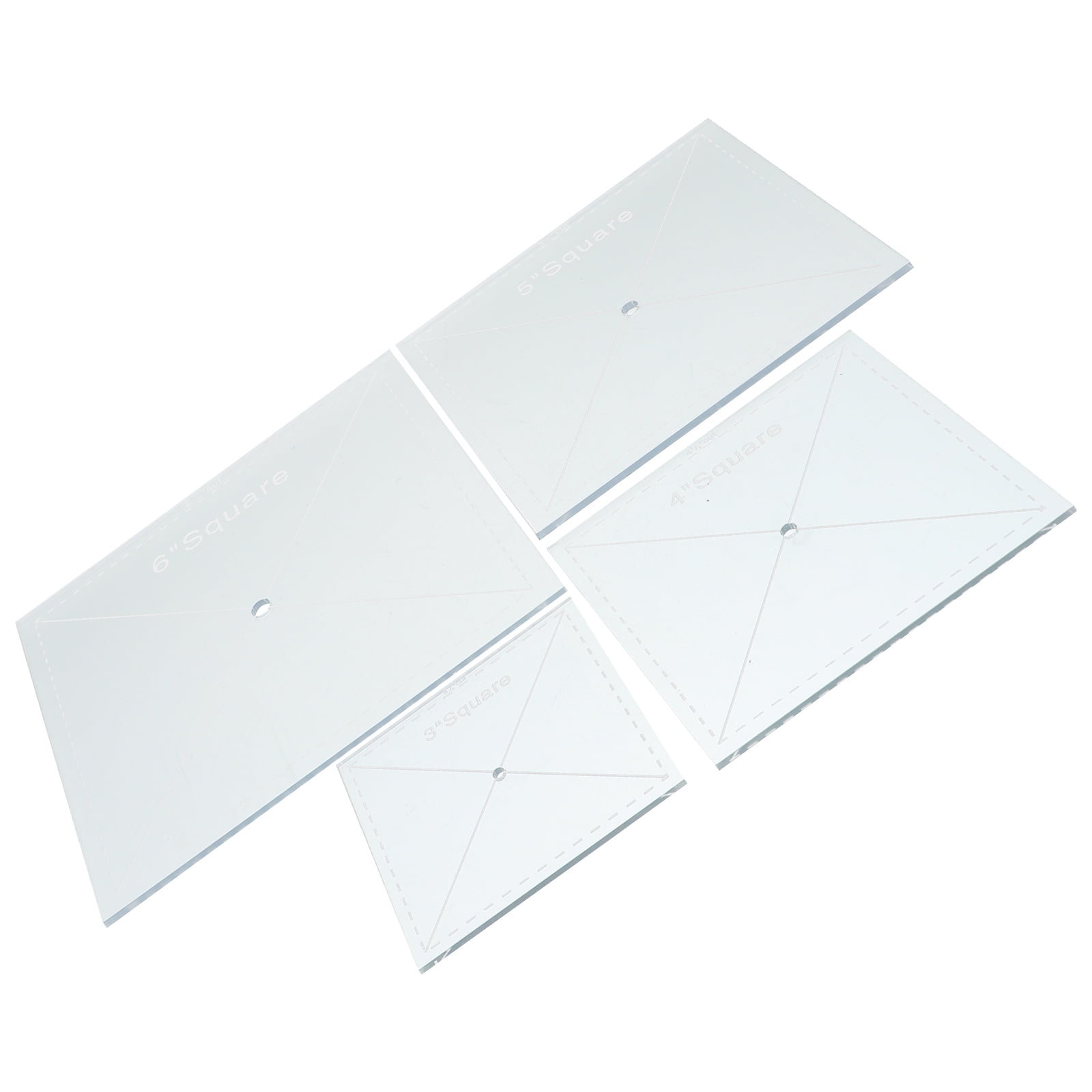 Masteelf Grey Acrylic Sewing Ruler Set Professional Tailor Tools for ...