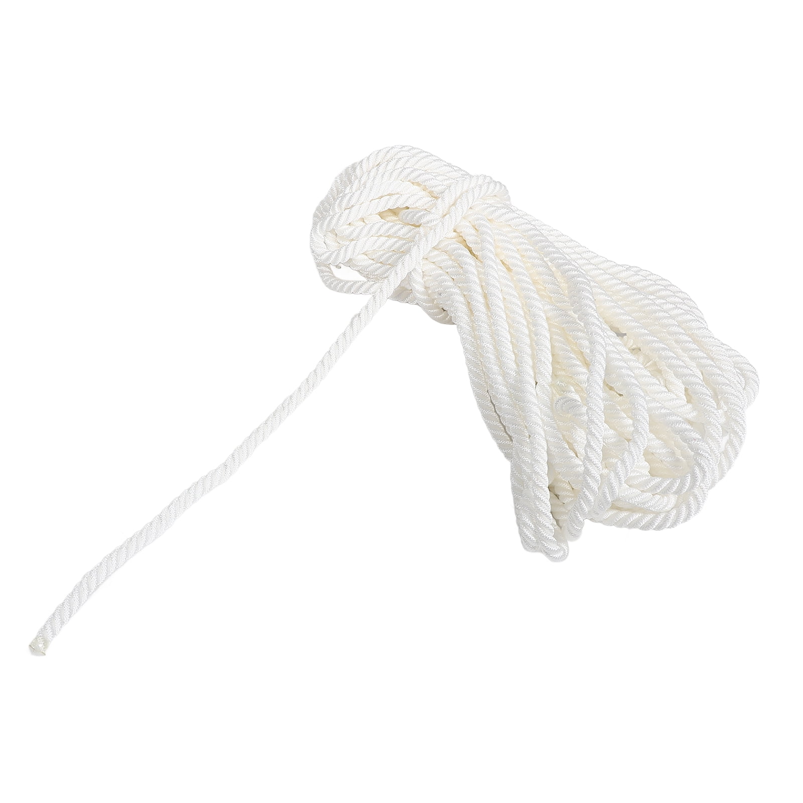 Masteelf HOMEMAXS 1 Roll 12mm White Nylon Marine Rope for Yacht Boat ...
