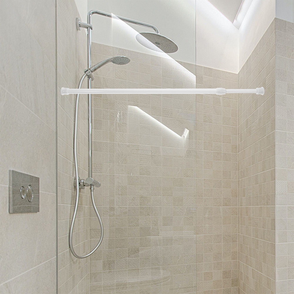 Masteelf HOMEMAXS 2pcs No Drill Telescopic Curtain Rods for Shower and ...