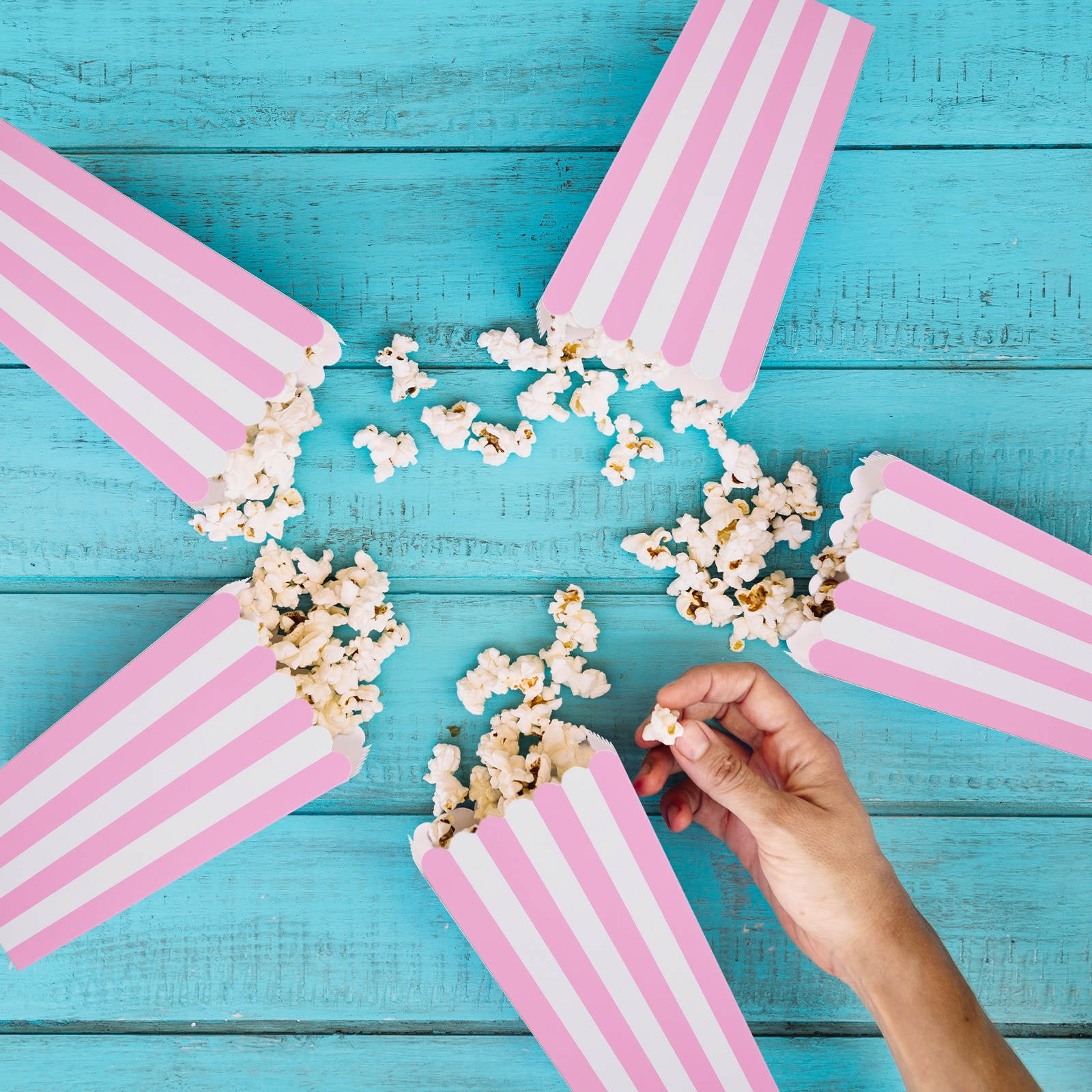 Masteelf HOMEMAXS 40 Pcs Paper Popcorn Bags Party Containers Snack Bags ...