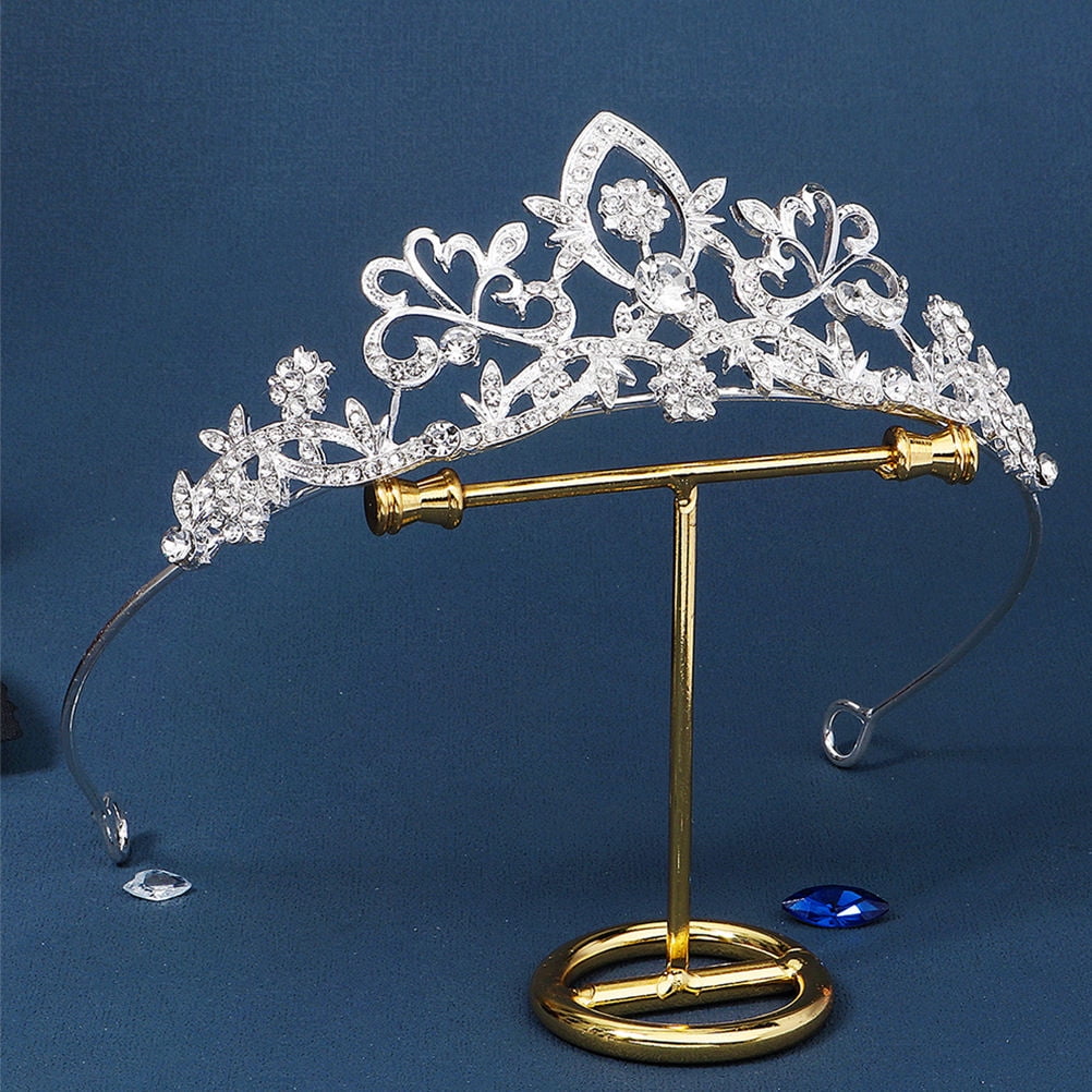 Masteelf Alloy Rhinestone Crown Decor for Bride Elegant and Delicate ...