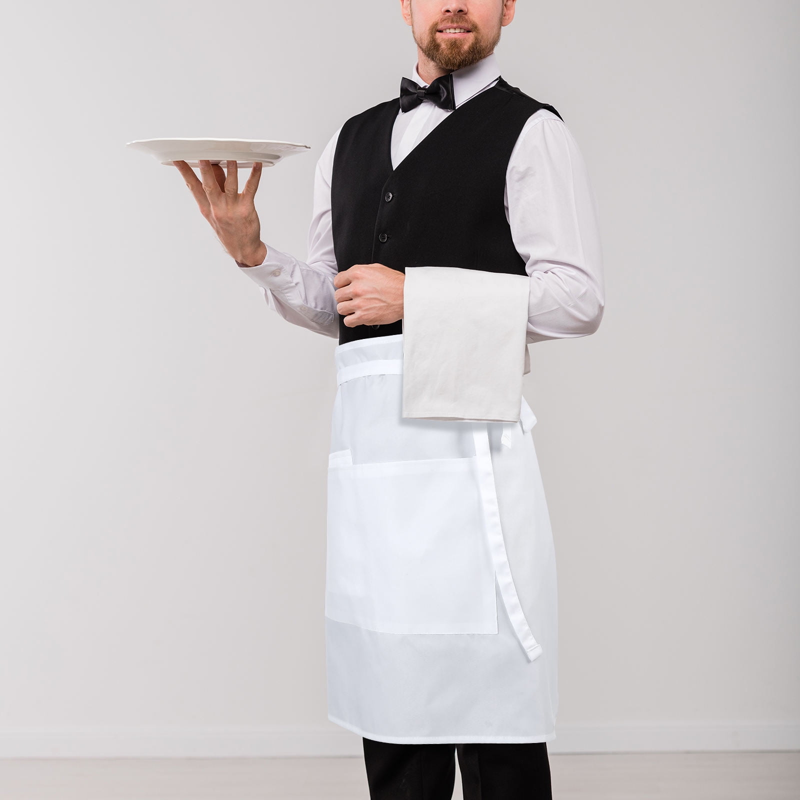Masteelf Half Apron Server Apron Bartender Apron Work Apron Cooking ...