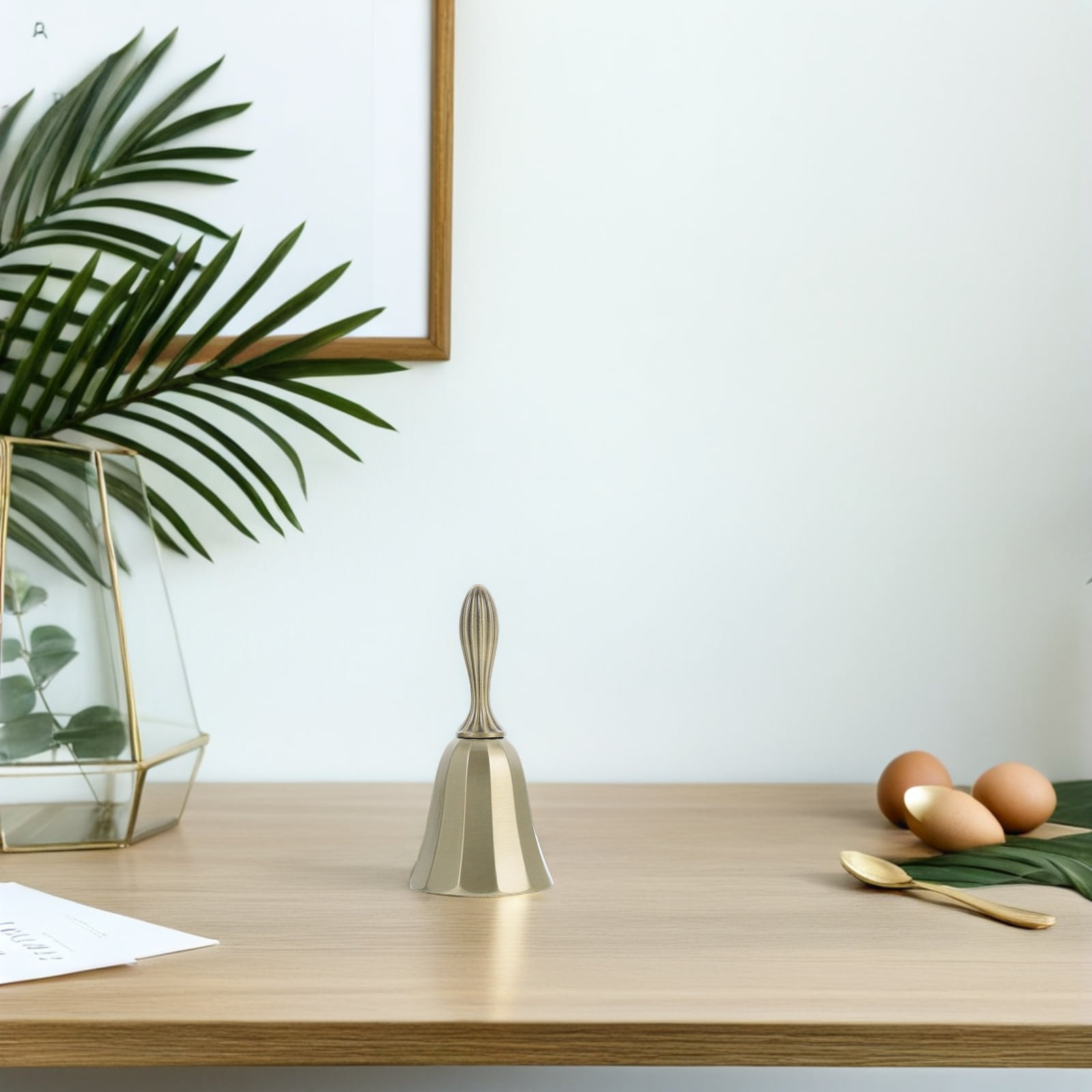 Masteelf Hand Call Bell Ringing Dinner Bell Super Loud Teacher ...