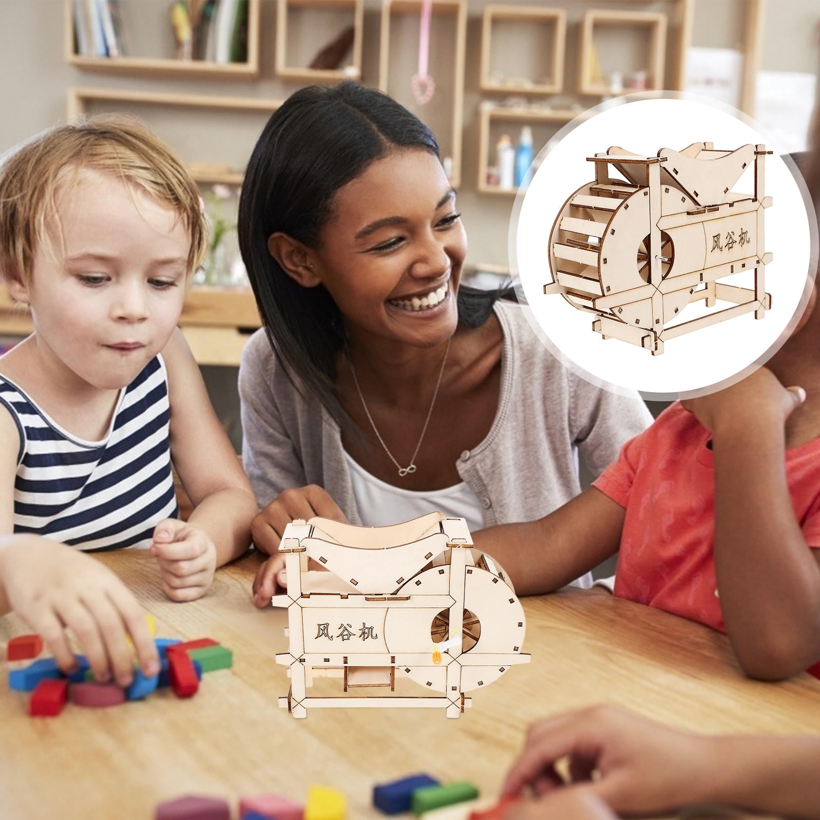 Masteelf Hand Crank Threshing Machine Crank Threshing Machine Diy ...