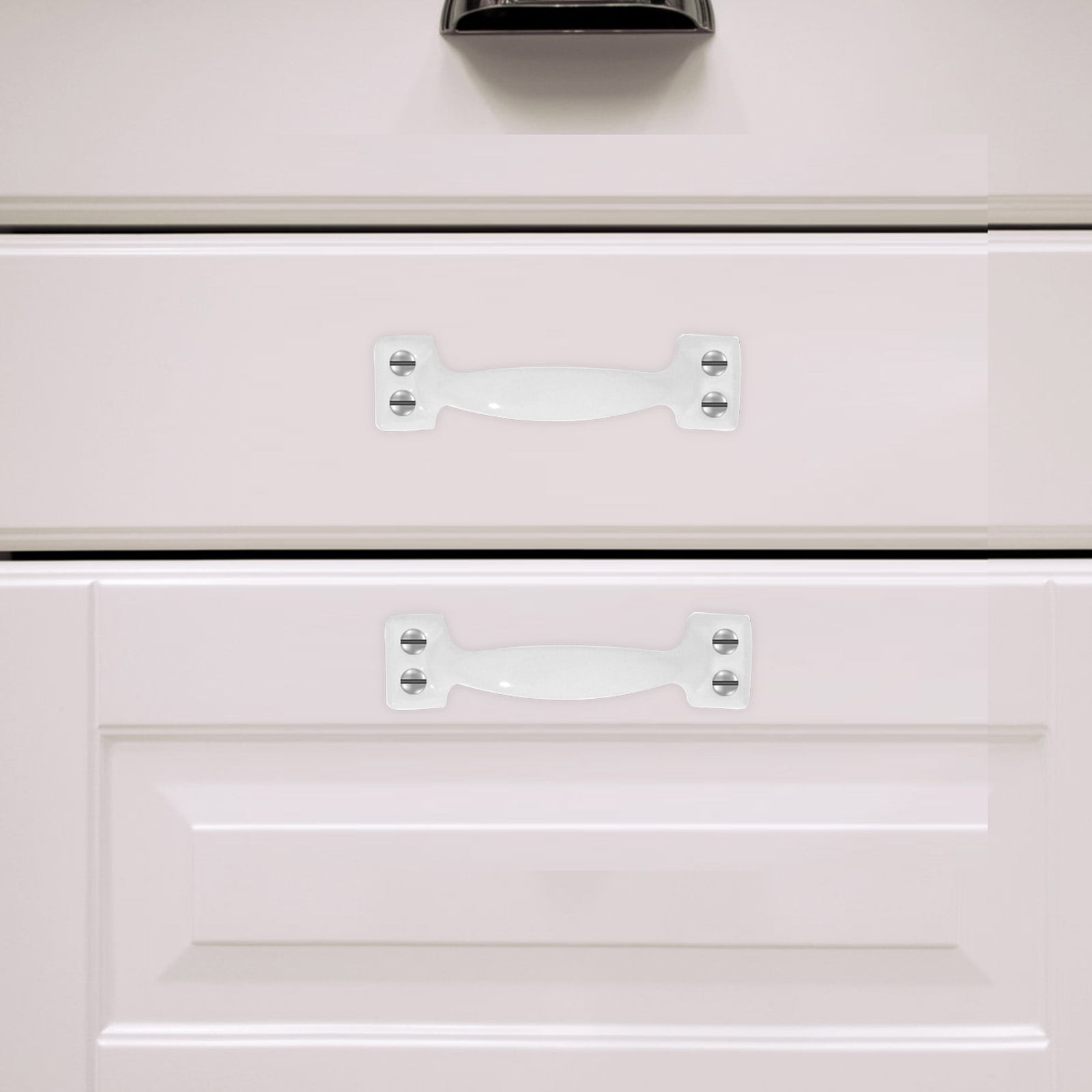 Masteelf Handle Farmhouse Cabinet Handles Black Knobs for Cabinets ...