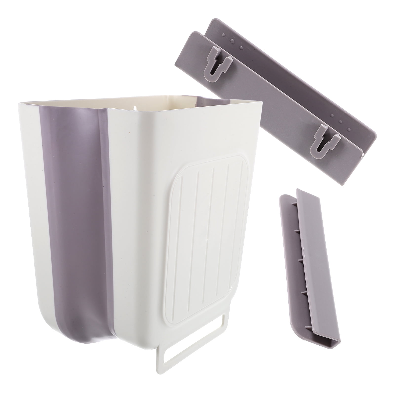 Masteelf Hanging Kitchen Waste Bin Small Trash Can Foldable Plastic ...