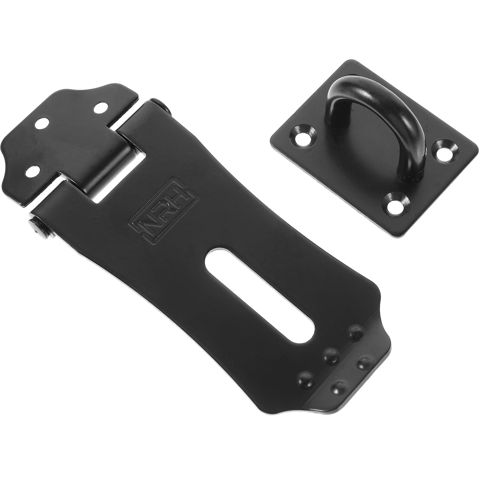 Masteelf Hasp and Clasp Chain Link Gate Latch Padlock Hinge Latch 11.9 ...