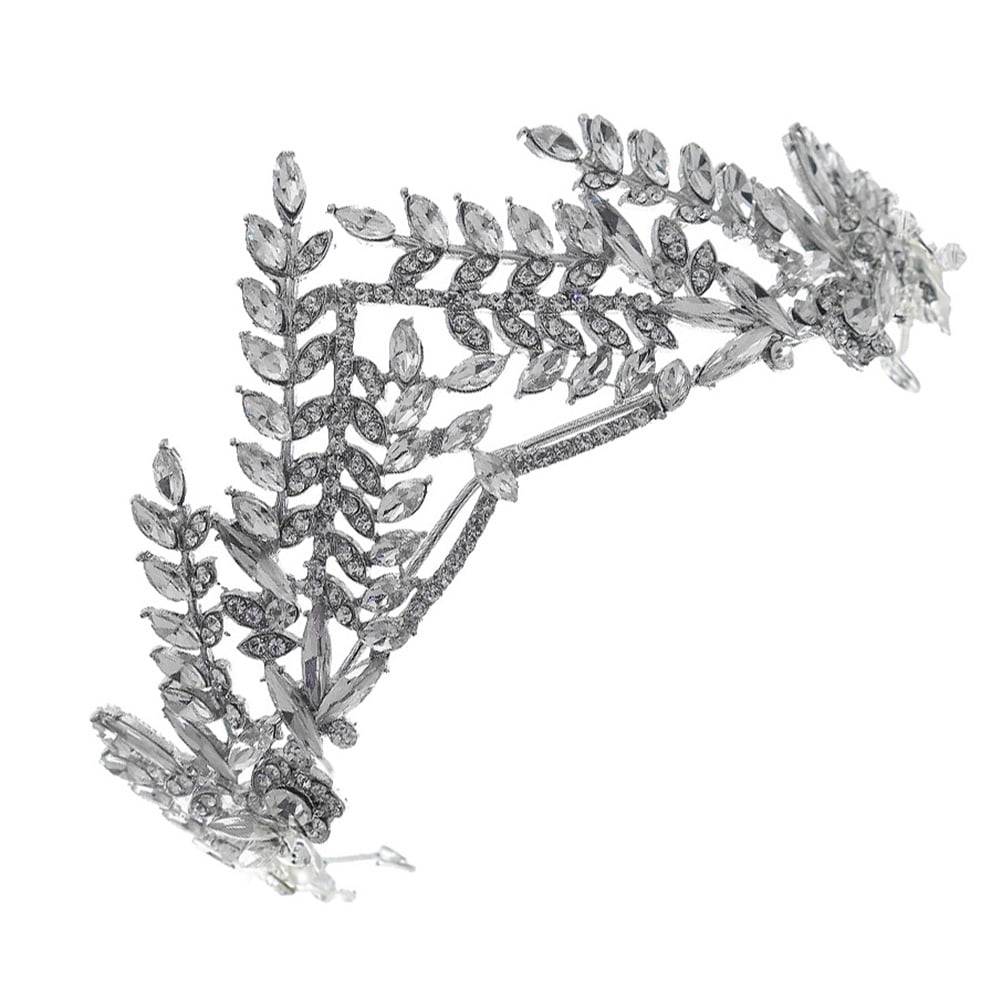 Masteelf Head Costume Olive Branch Crown Glistening Miss Bride ...