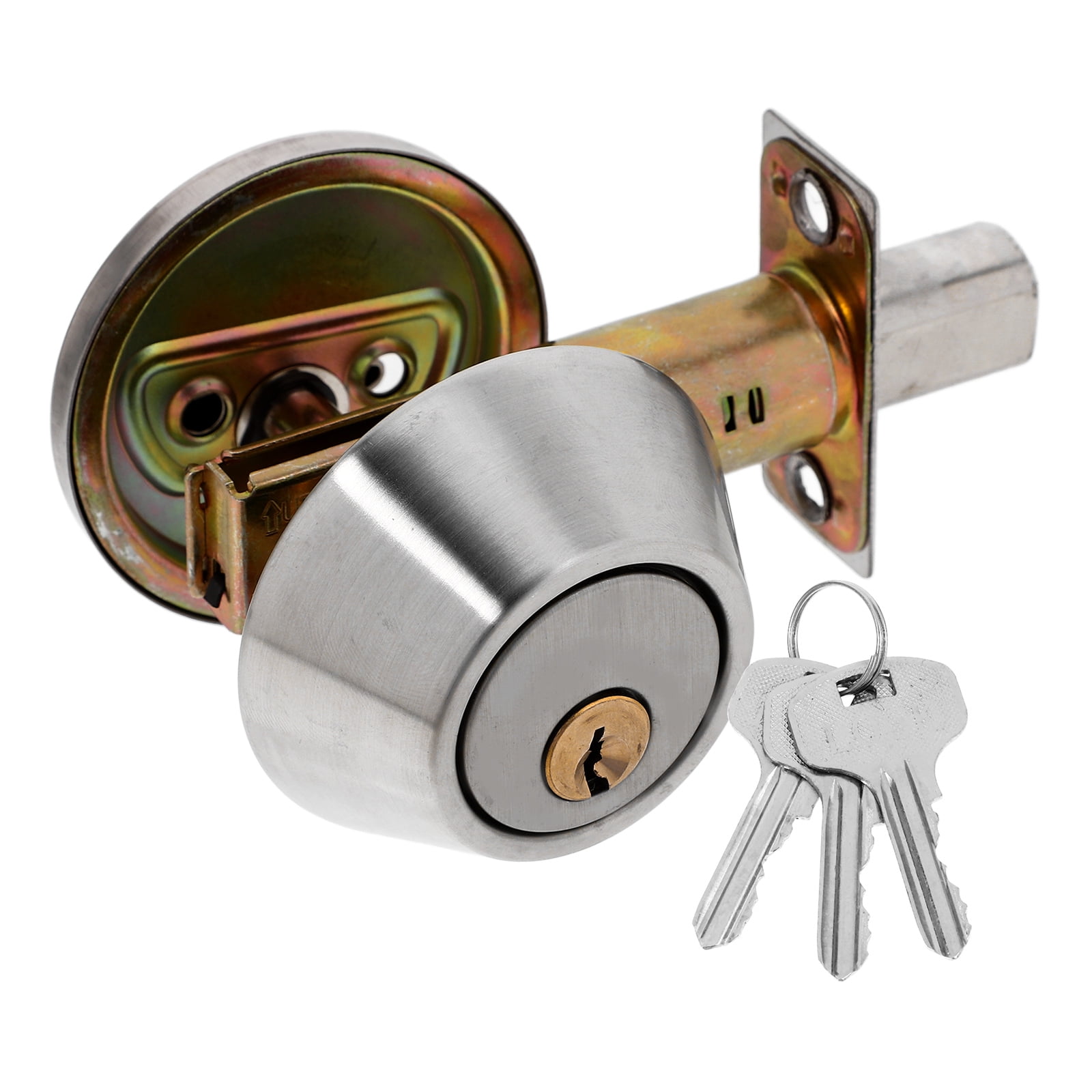 Masteelf Heavy Duty Hidden Deadbolt Lock Cylinder Locks Single Cylinder ...